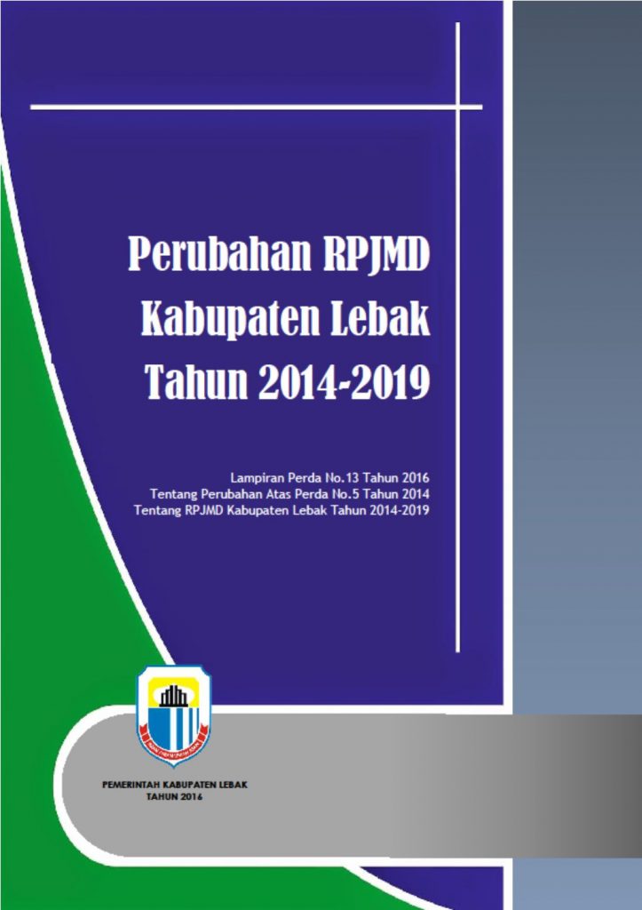 RPJMD PERUBAHAN 2014-2019 - Bapperida Kabupaten Lebak