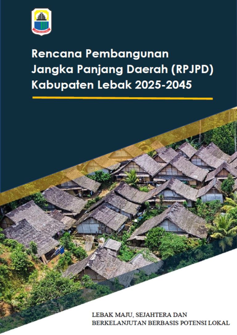 RPJPD TAHUN 2025-2045 - Bapperida Kabupaten Lebak
